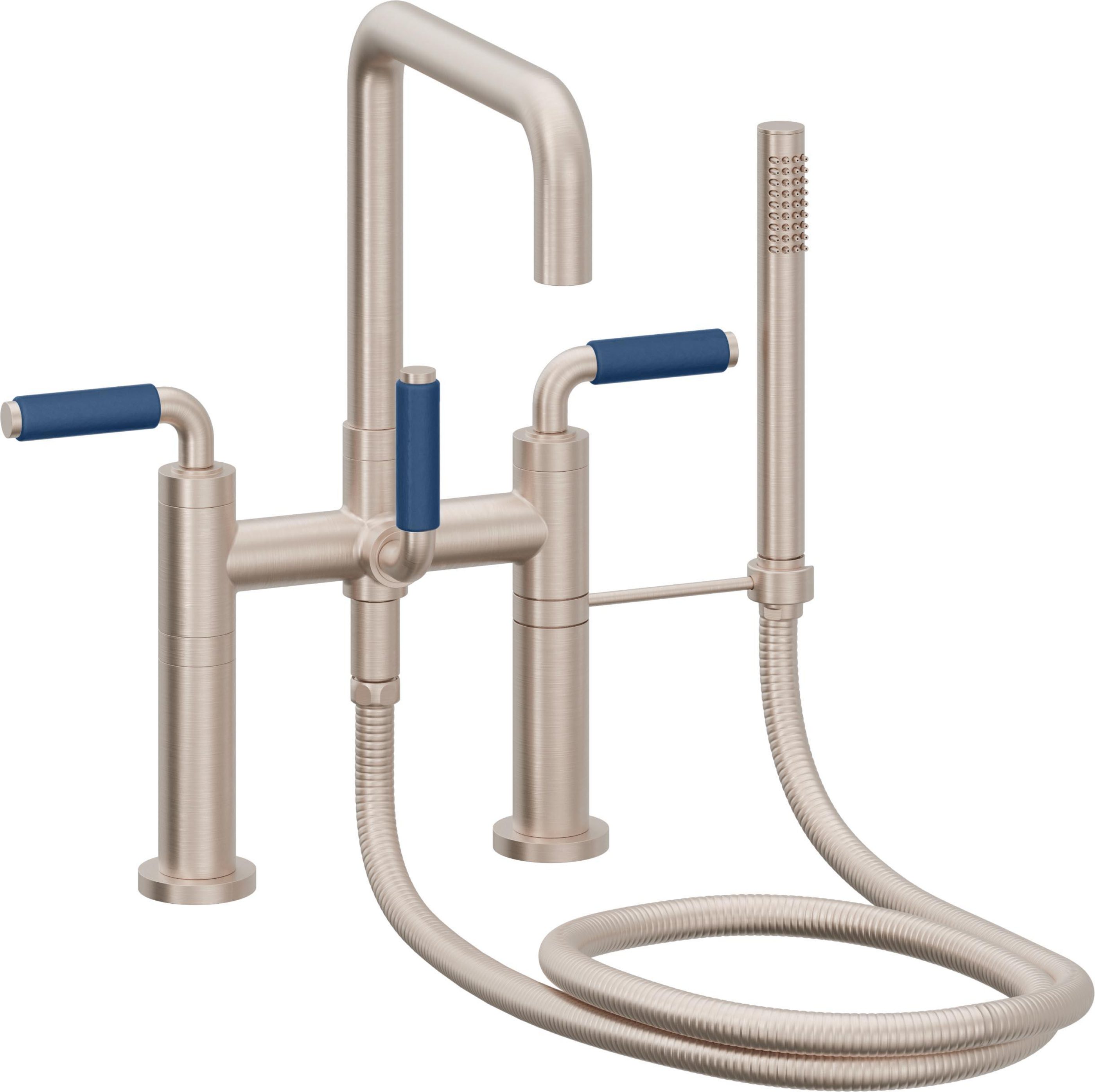 Contemporary Deck Mount Tub Filler - Quad Spout - 1208-XX.FR ...