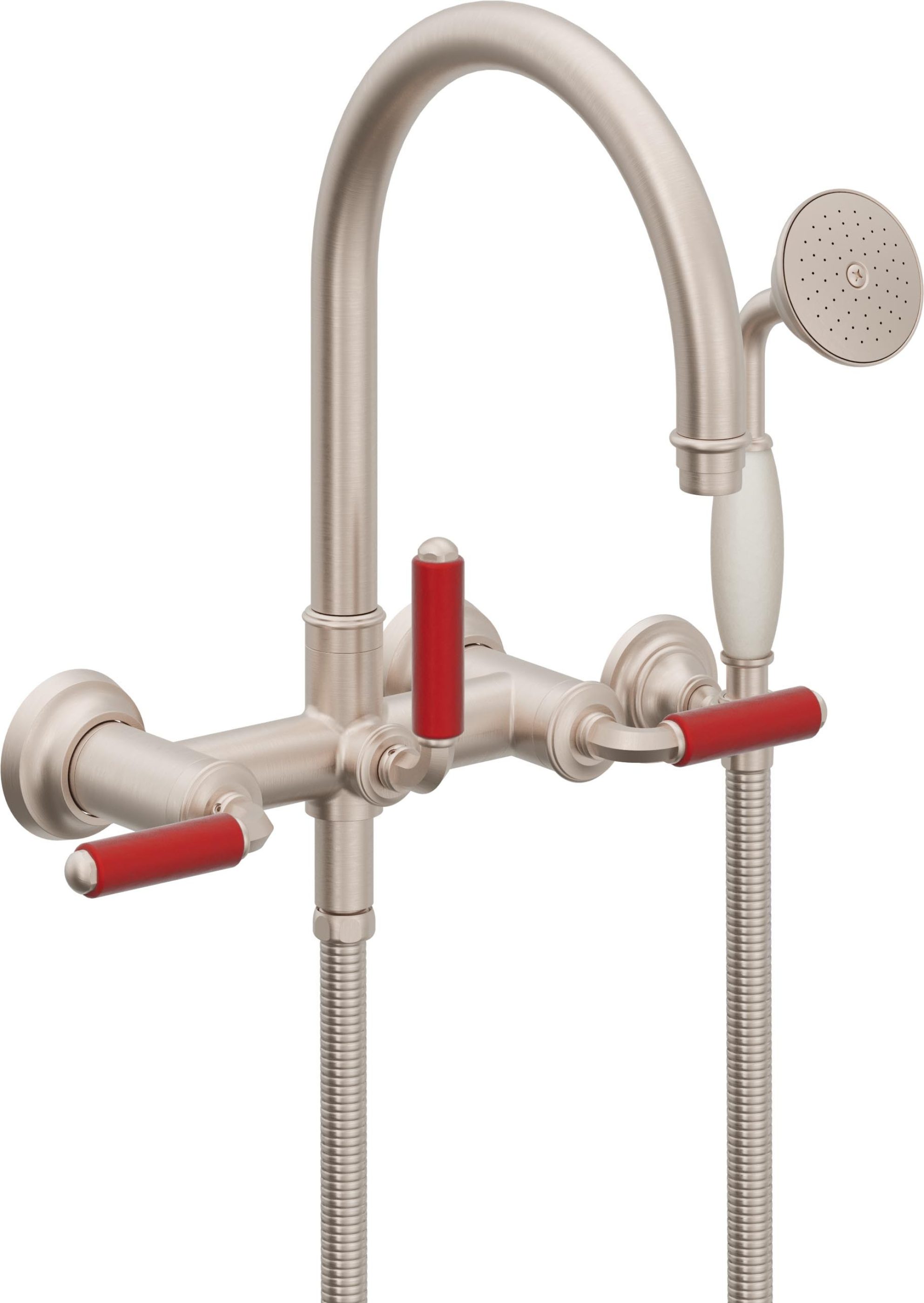 Traditional Wall Mount Tub Filler - Arc Spout - 1306-XX.FR - California ...