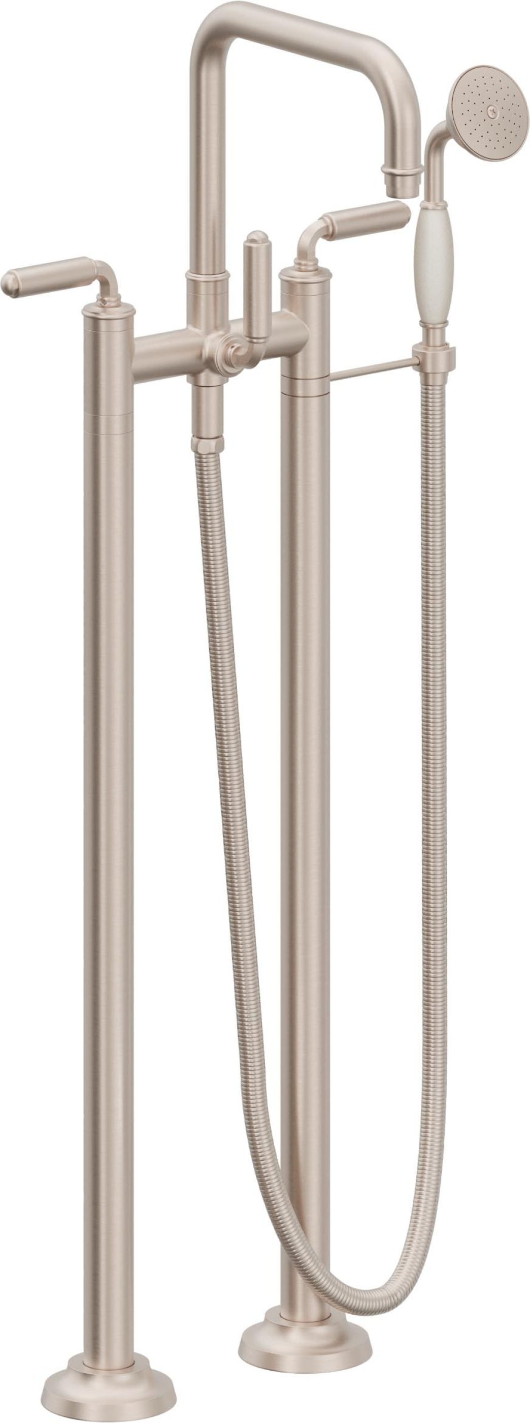 Traditional Floor Mount Tub Filler - Quad Spout - 1403-XX.FR ...