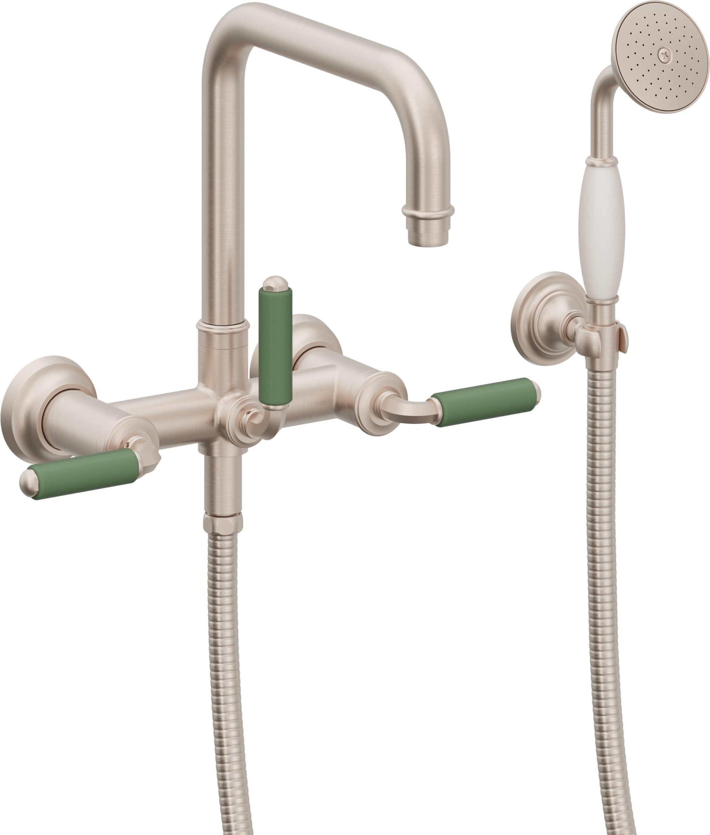 Traditional Wall Mount Tub Filler - Quad Spout - 1406-XX.FR ...