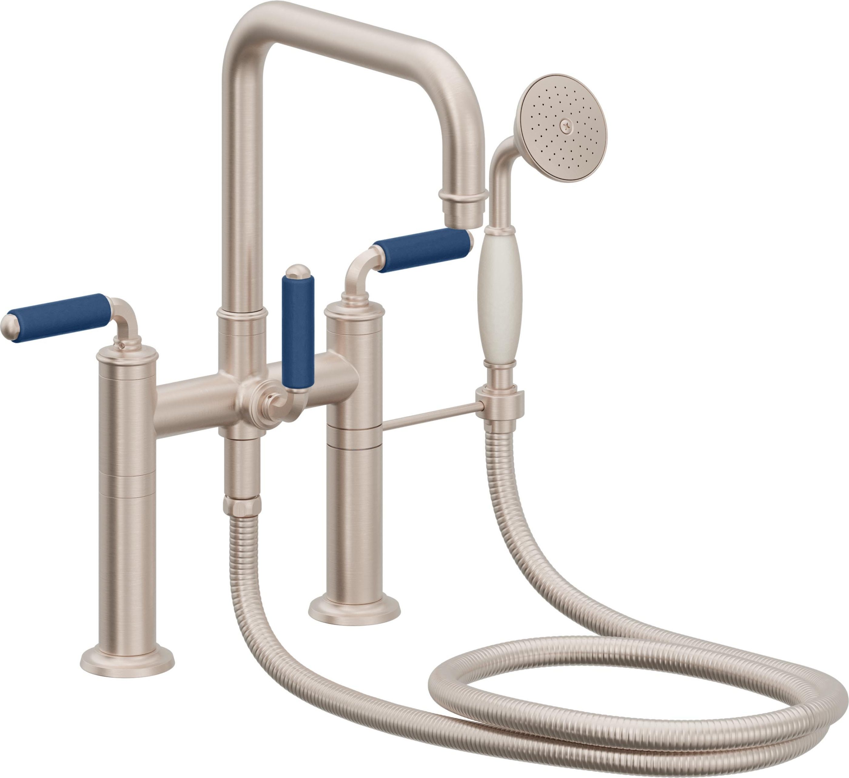 Traditional Deck Mount Tub Filler - Quad Spout - 1408-XX.FR ...