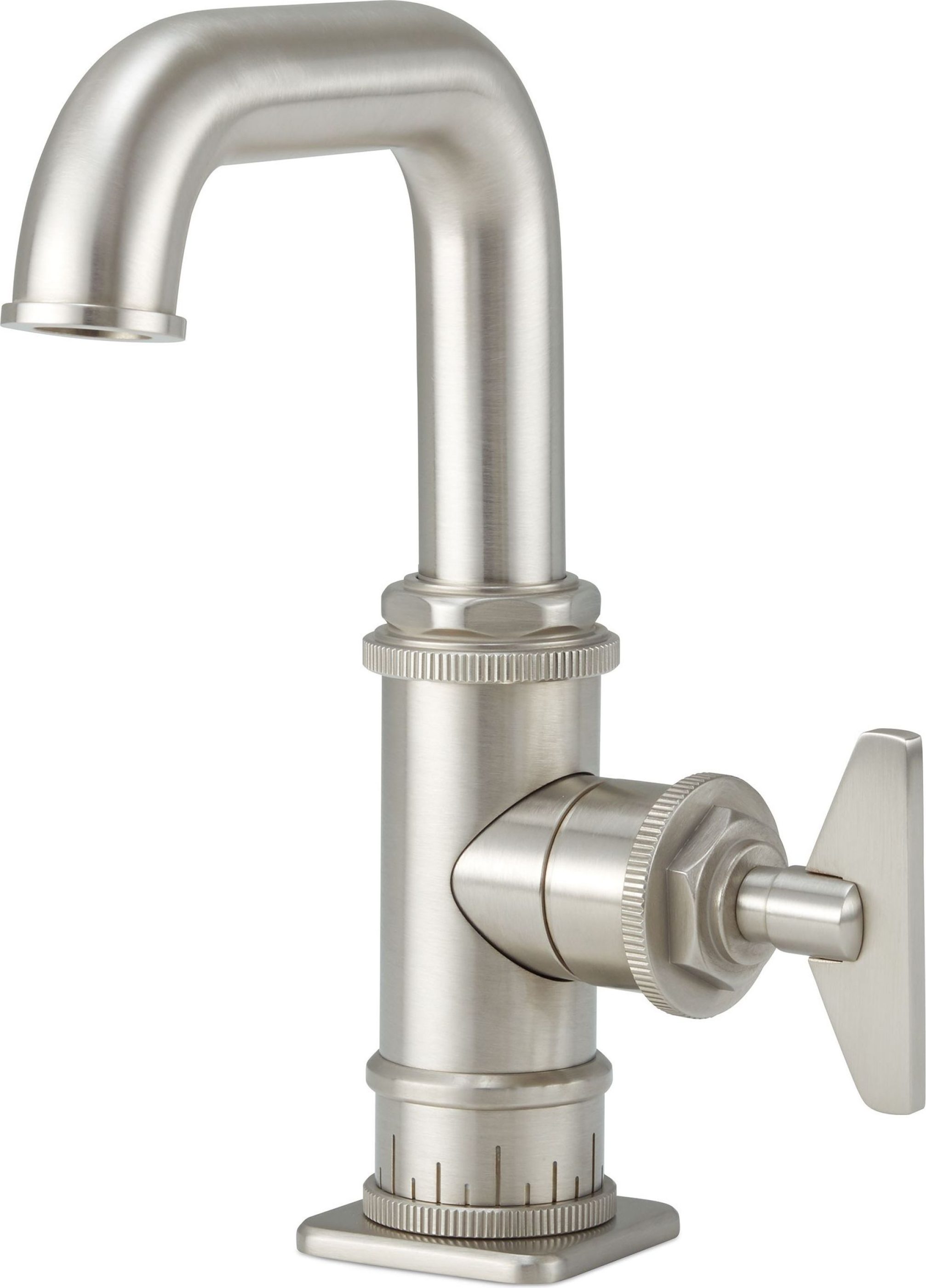 Single Hole Low Spout Lavatory Faucet - Blade Handle - 8509B-1 ...