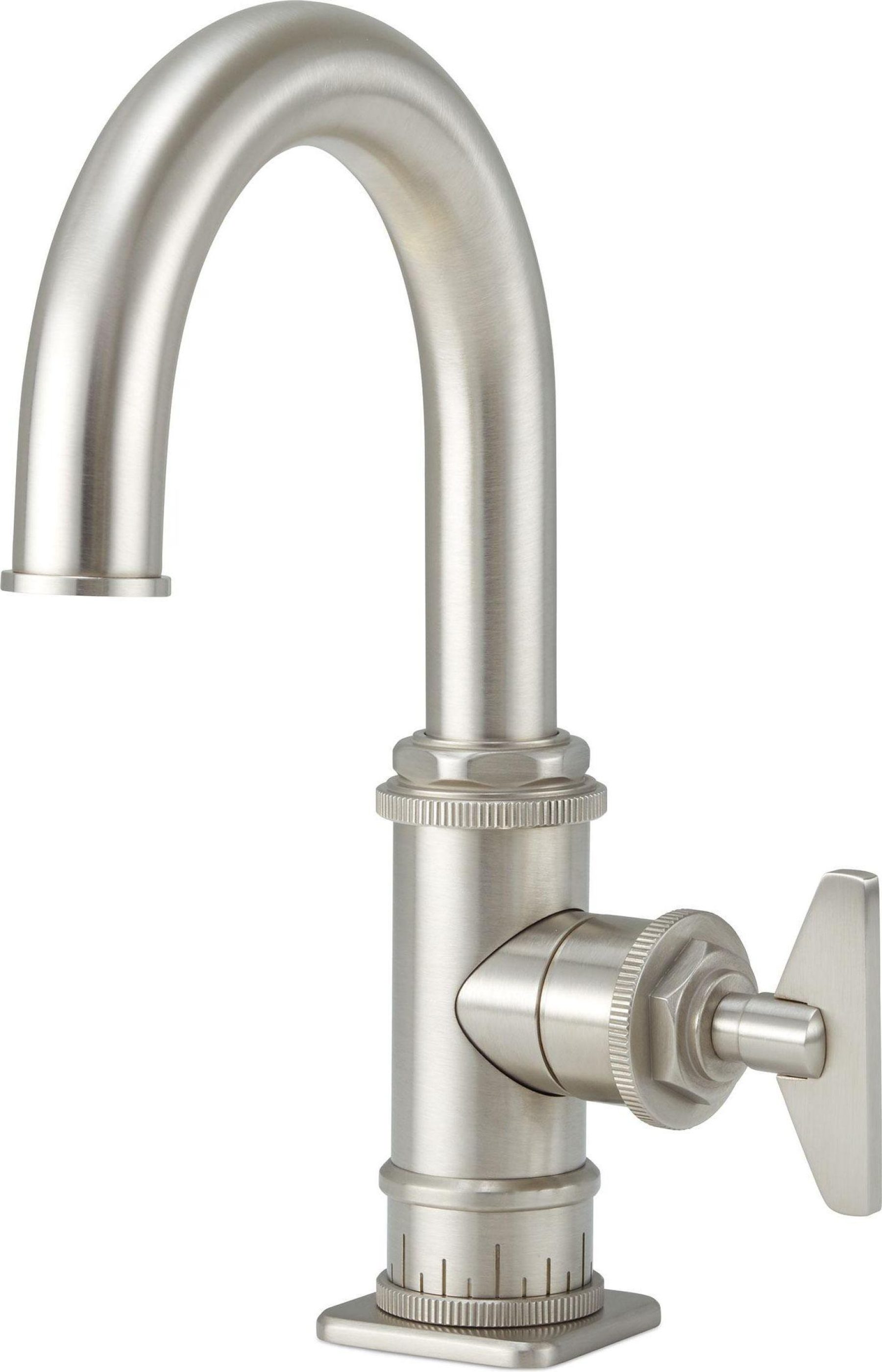 Single Hole High Spout Lavatory/Prep/Bar Faucet - Blade Handle - 8609B ...