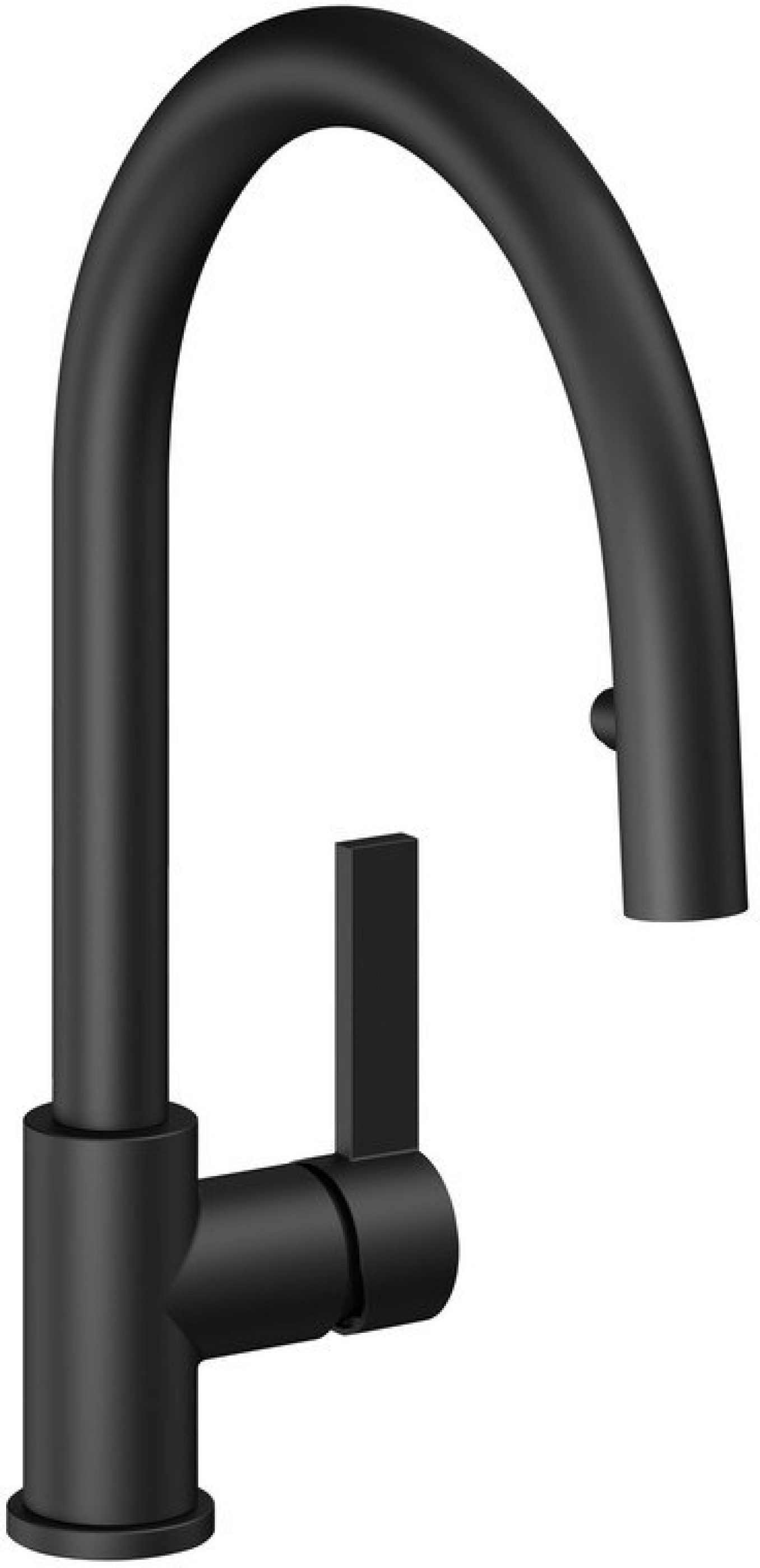 Pull-Down Kitchen Faucet with Concealed Button Sprayer - Blade Handle ...