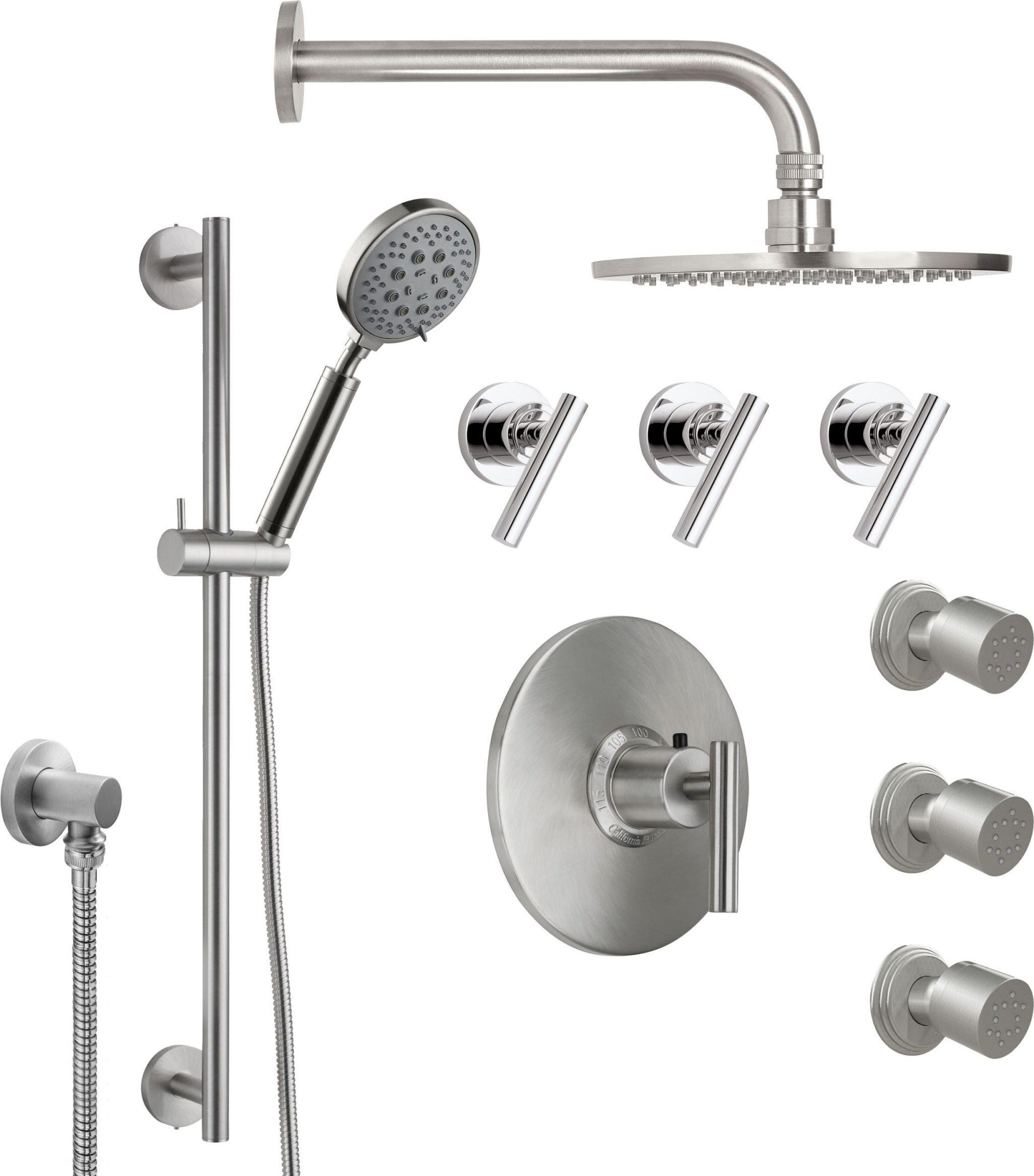 Styletherm 3/4" Thermostatic Shower System - KT08-66.FR - California ...