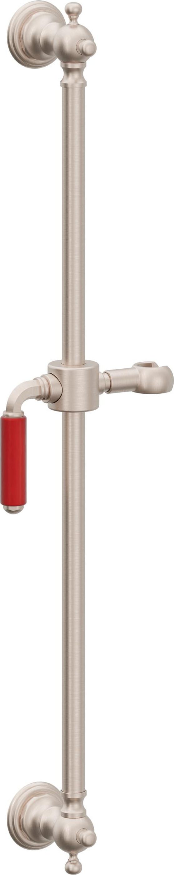 Wall Mounted Slide Bar - SB-60-RD - California Faucets