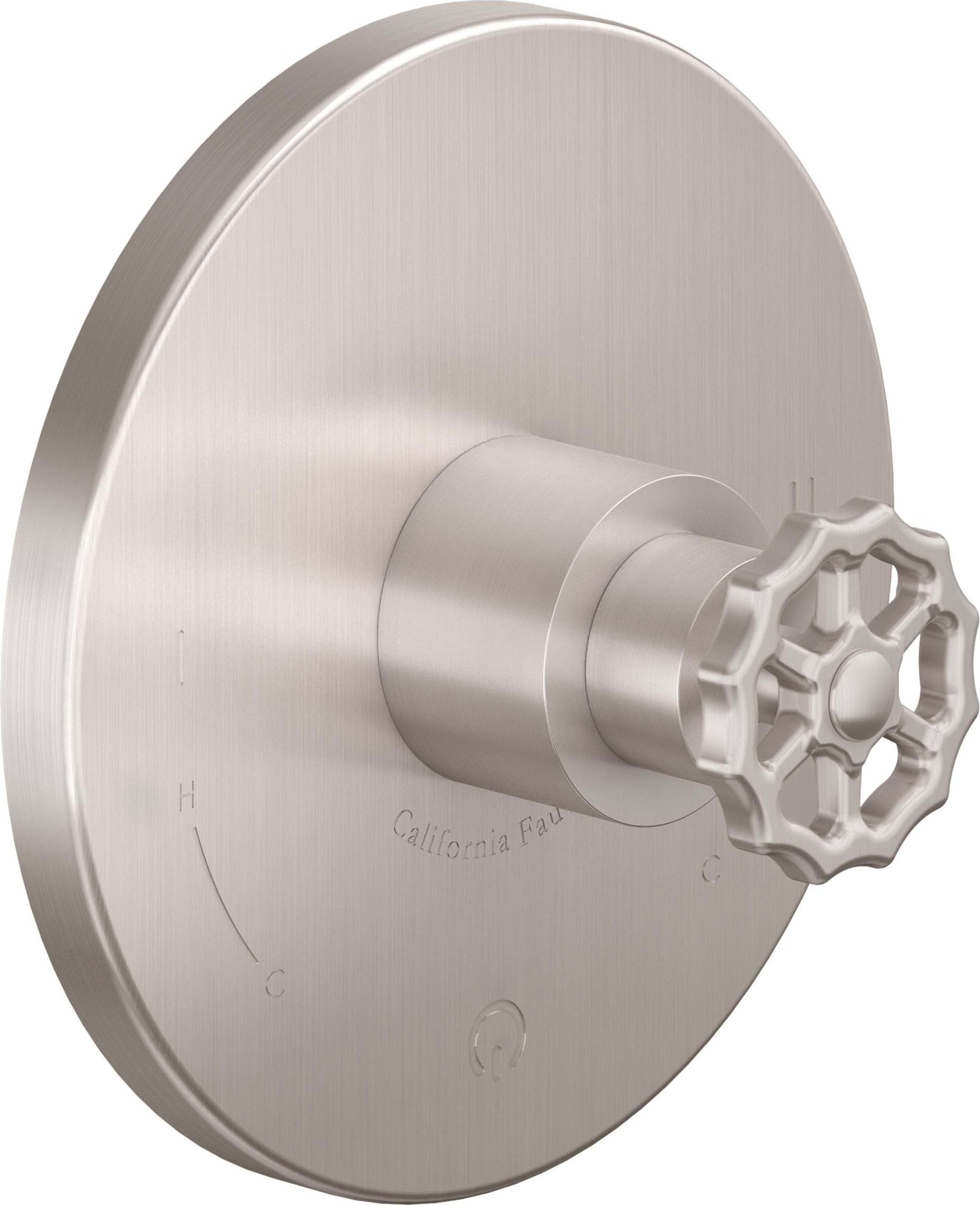Dual Pressure Balance Trim Only - Wheel Handle - TO-PB2L-80W ...