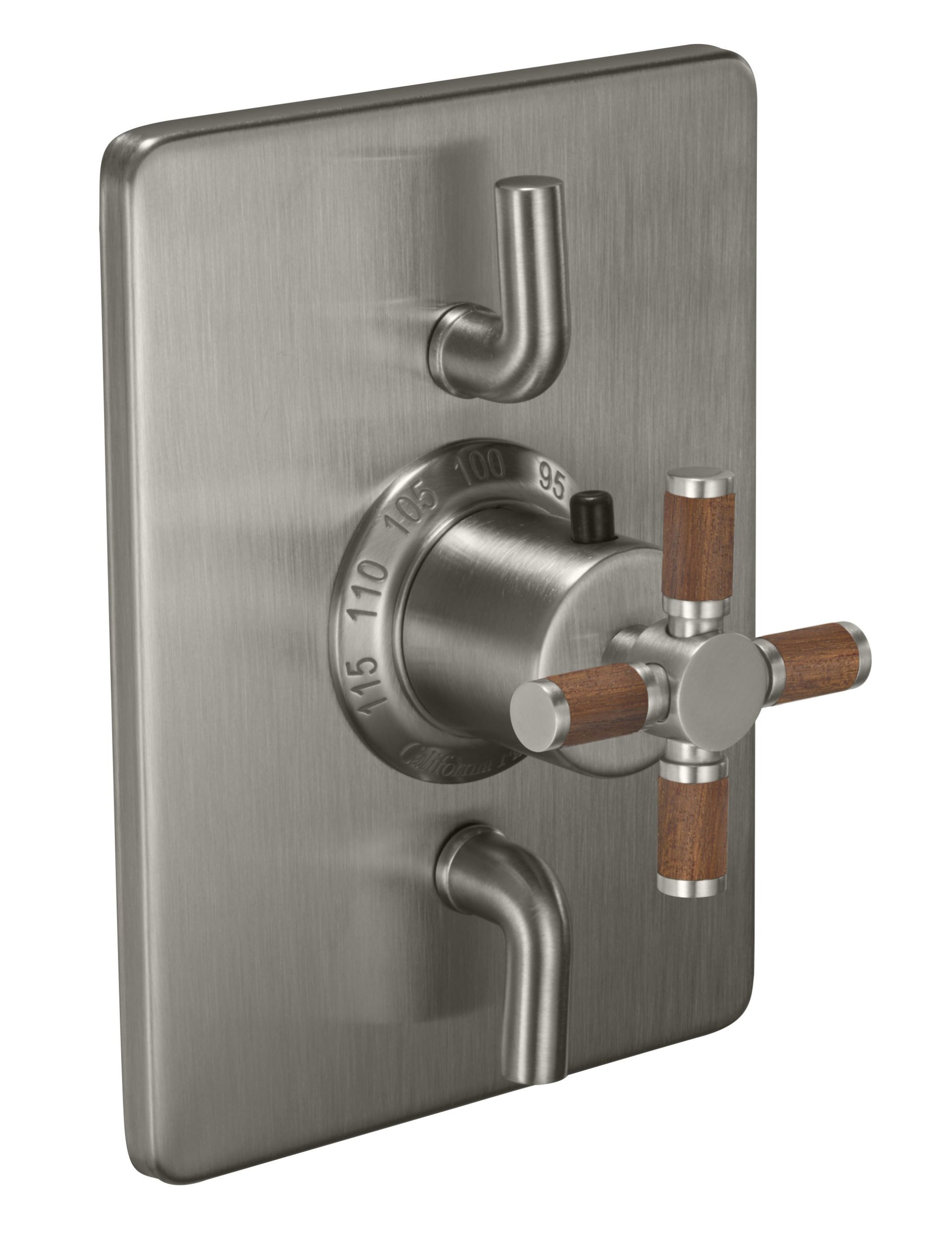 StyleTherm® Trim Only with Dual Volume Control - Teak Handle - TO-THC2L ...